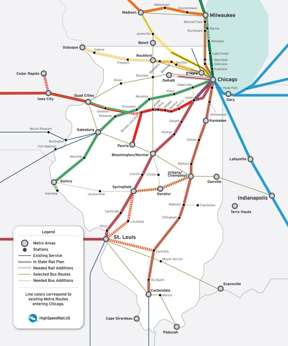 Illinois: The Nation's Rail Hub | High Speed Rail Alliance